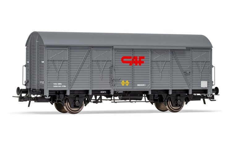 Xavigim-tren : Electrotren - ref.E19045 - Vagón cerrado ORE gris 2 ejes ...